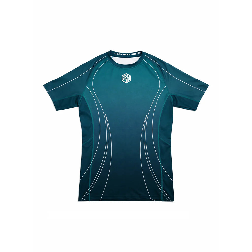'MOTION' JOZEF CHEN ラッシュガード - 半袖 CASTLETON GREEN【AESTHETIC公式 ...
